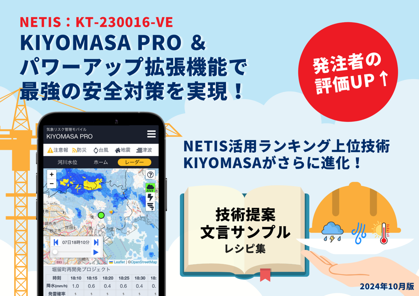 建設気象PRO KIYOMASA PRO 技術提案素材